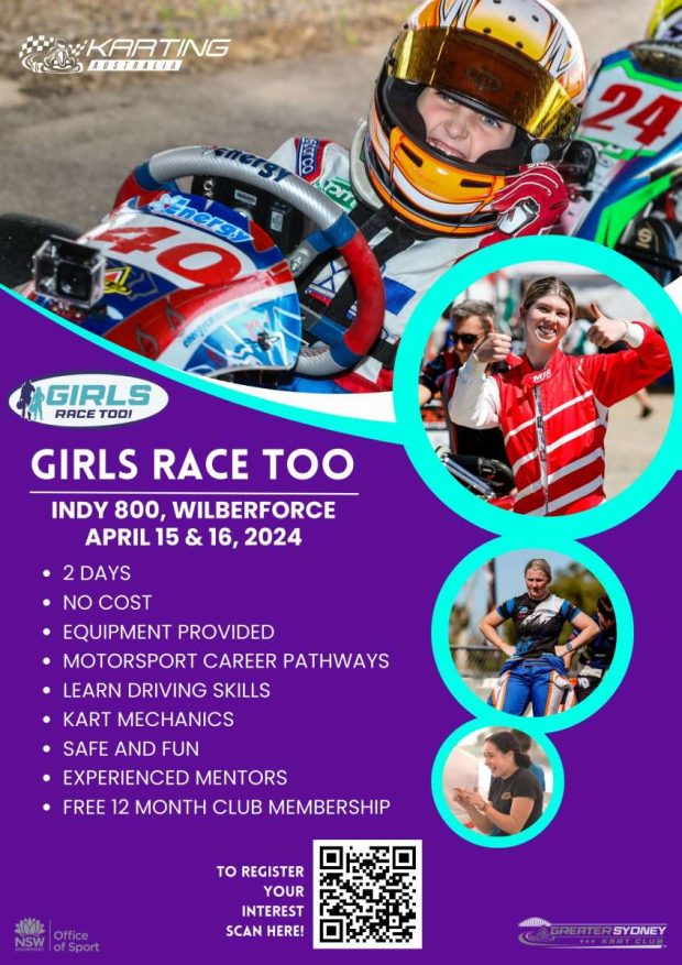 Girls Race Too - Greater Sydney Kart Club